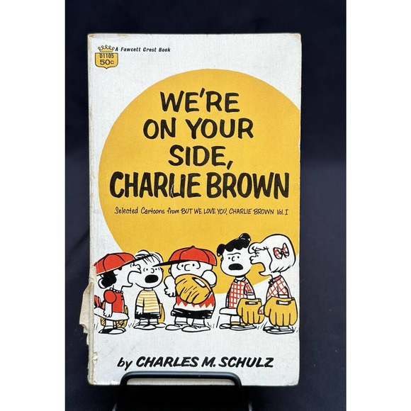 Accents | Were On Your Side Charlie Brown Soft Cover Book 1959 Nice ...
